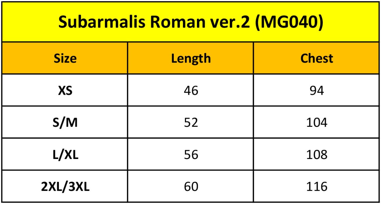 Shop Authentic Subarmalis Roman Armor ver.2 - Armor Arena